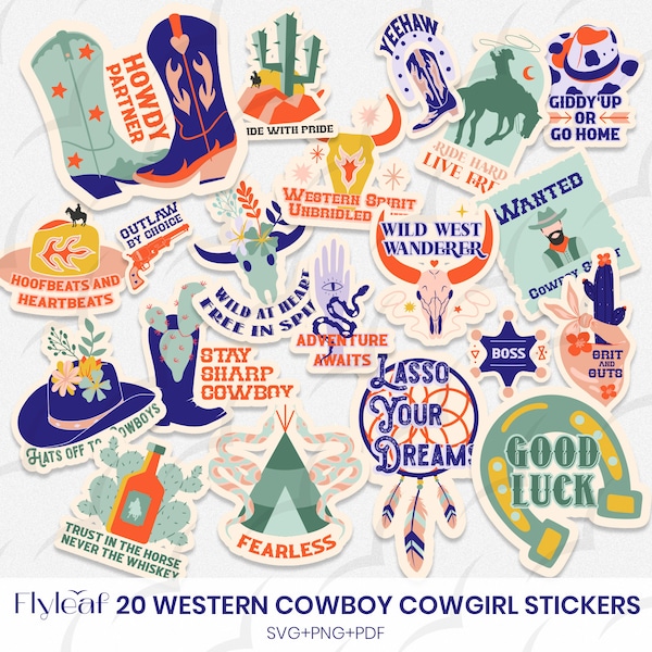 Wild West Stickers - Etsy