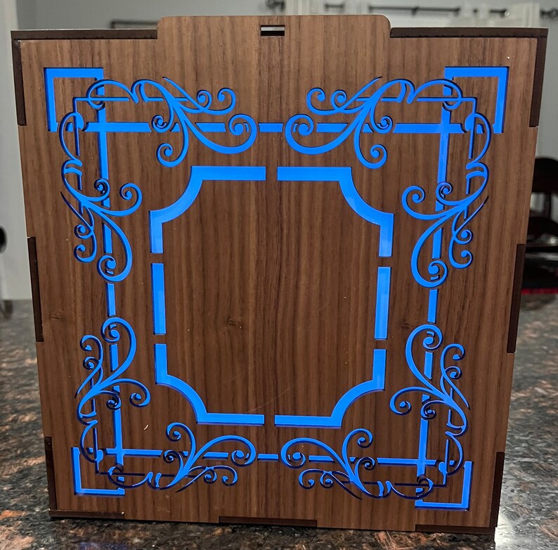 Wedding Card Box Laser Cut Pattern - Etsy
