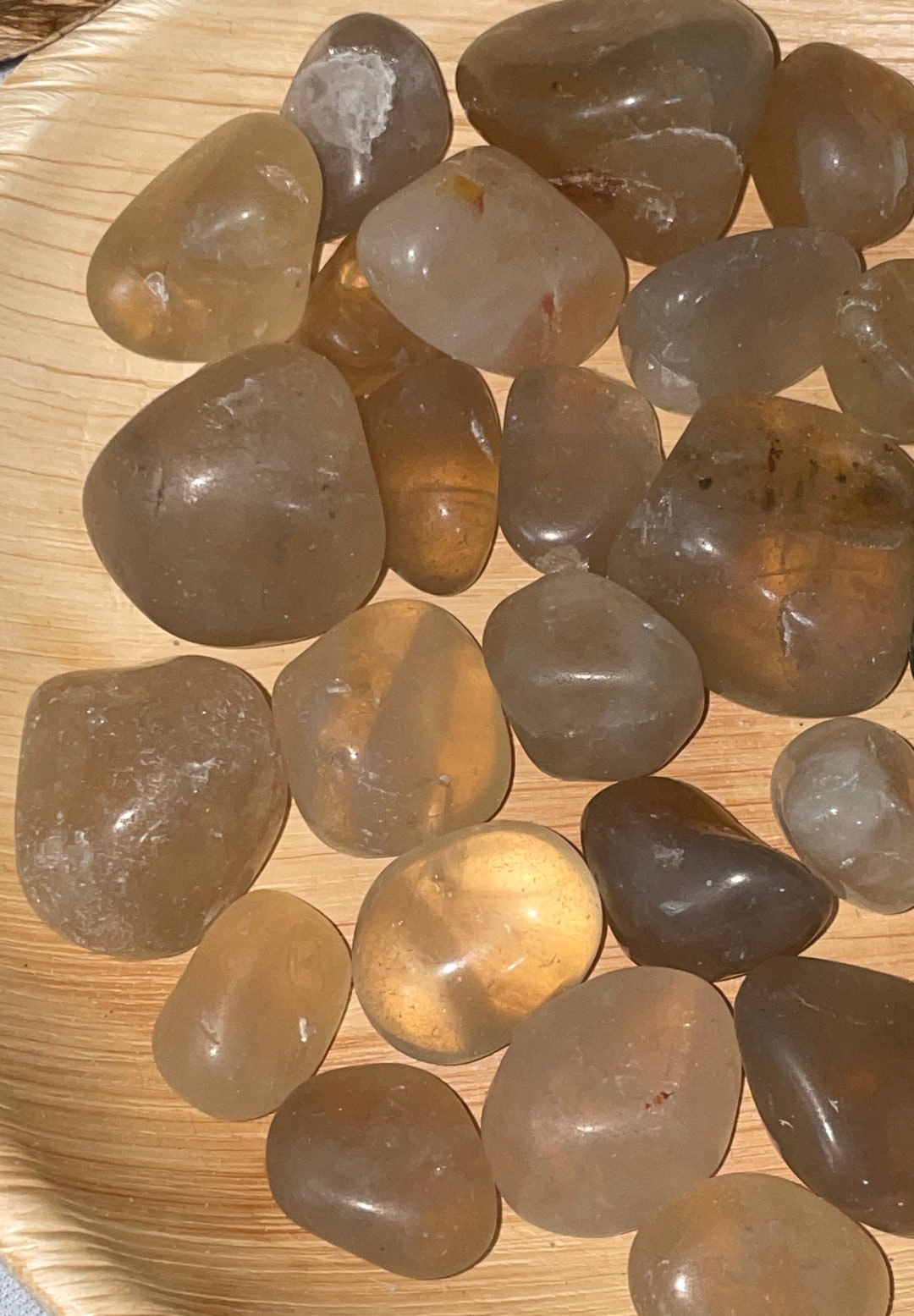 Topaz Tumbled Stone, 1 Tumbled Stone, Small, Measures .05inches, 1 ...