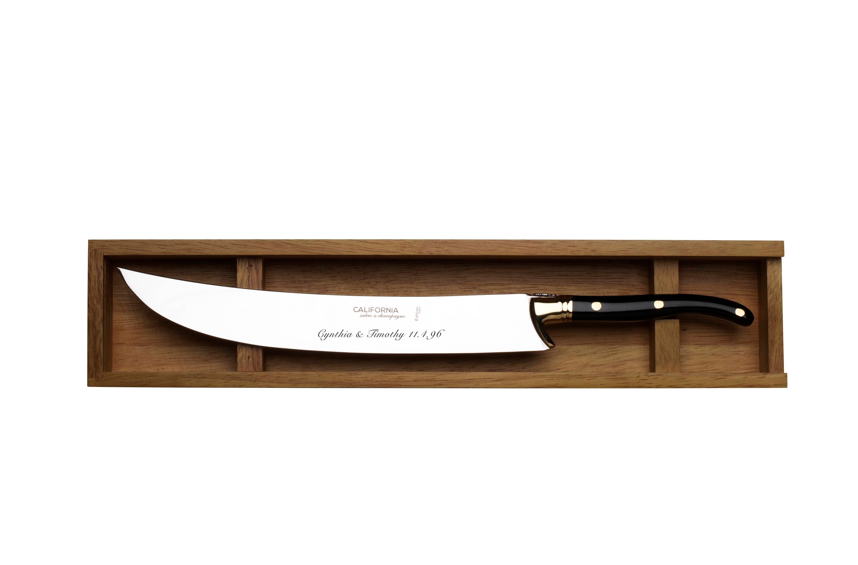 Blackwood Champagne Saber Engraved - Sabering Champagne - Champagne ...
