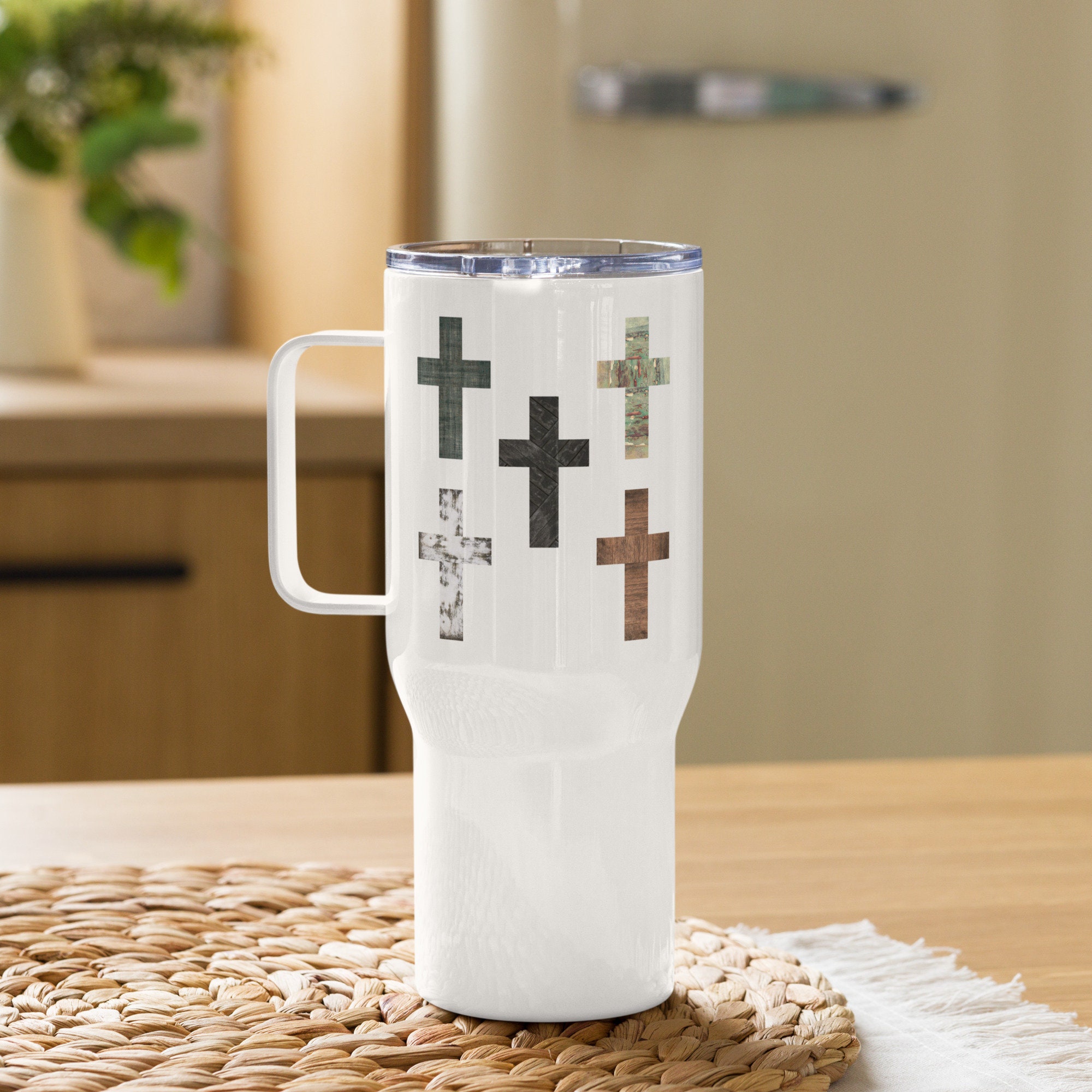Jesus God Christian Travel Mug With a Handle - Etsy