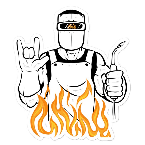 Rock Hand Sign Fire