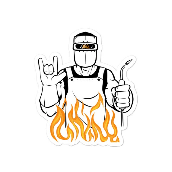 Rock Hand Sign Fire