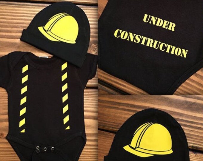 Construction Worker ONESIE® / Two Piece Infant Construction Worker ...