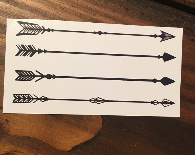 Arrow Tattoo/ Archery Tattoo/ Temporary Tattoo/free Shipping - Etsy
