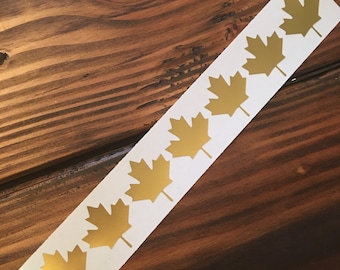 Canadian Maple Leaf With Outline Vinyl Decal Sticker Canada - Etsy
