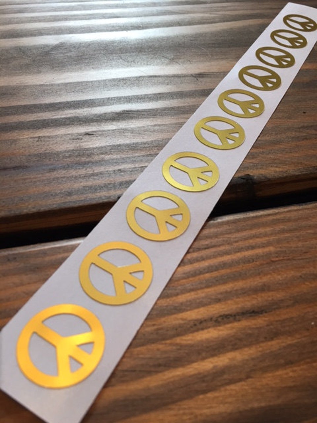 Peace Symbol Stickers, Metallic Foil Seals, Gift Wrapping, Party ...