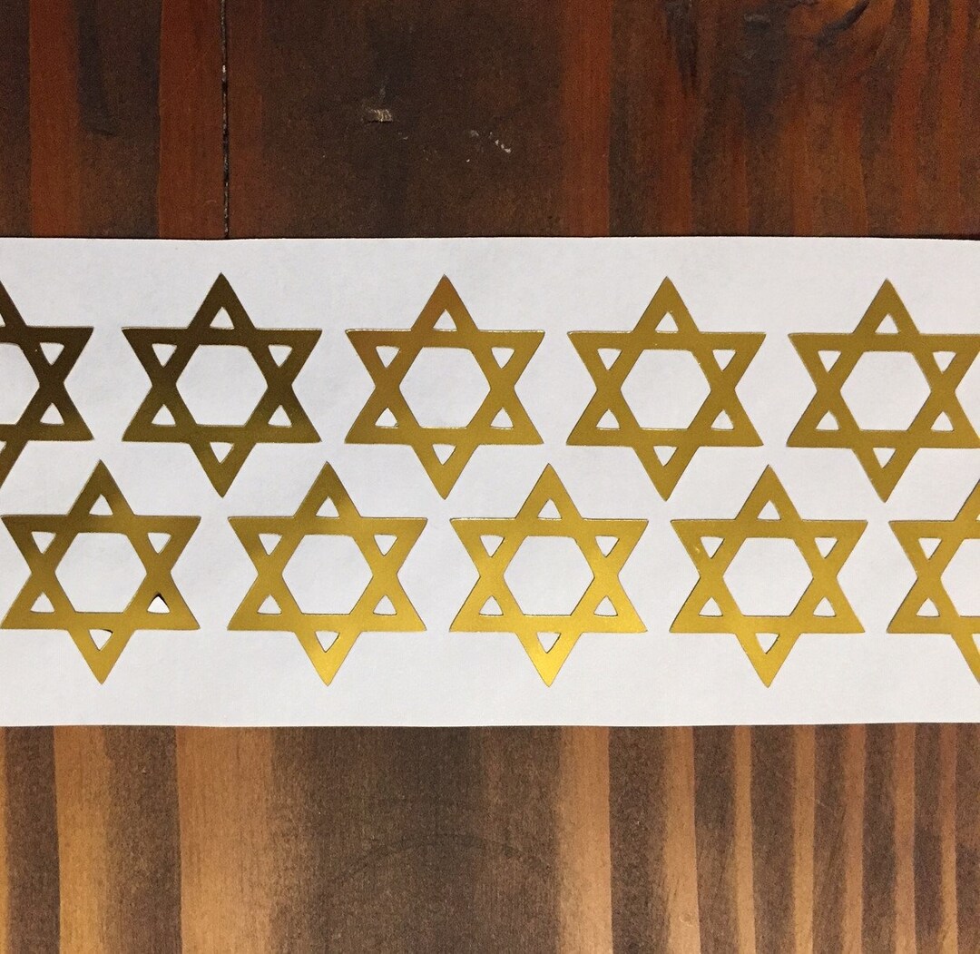 Star of David Sticker / Shield of David Sticker / Custom - Etsy