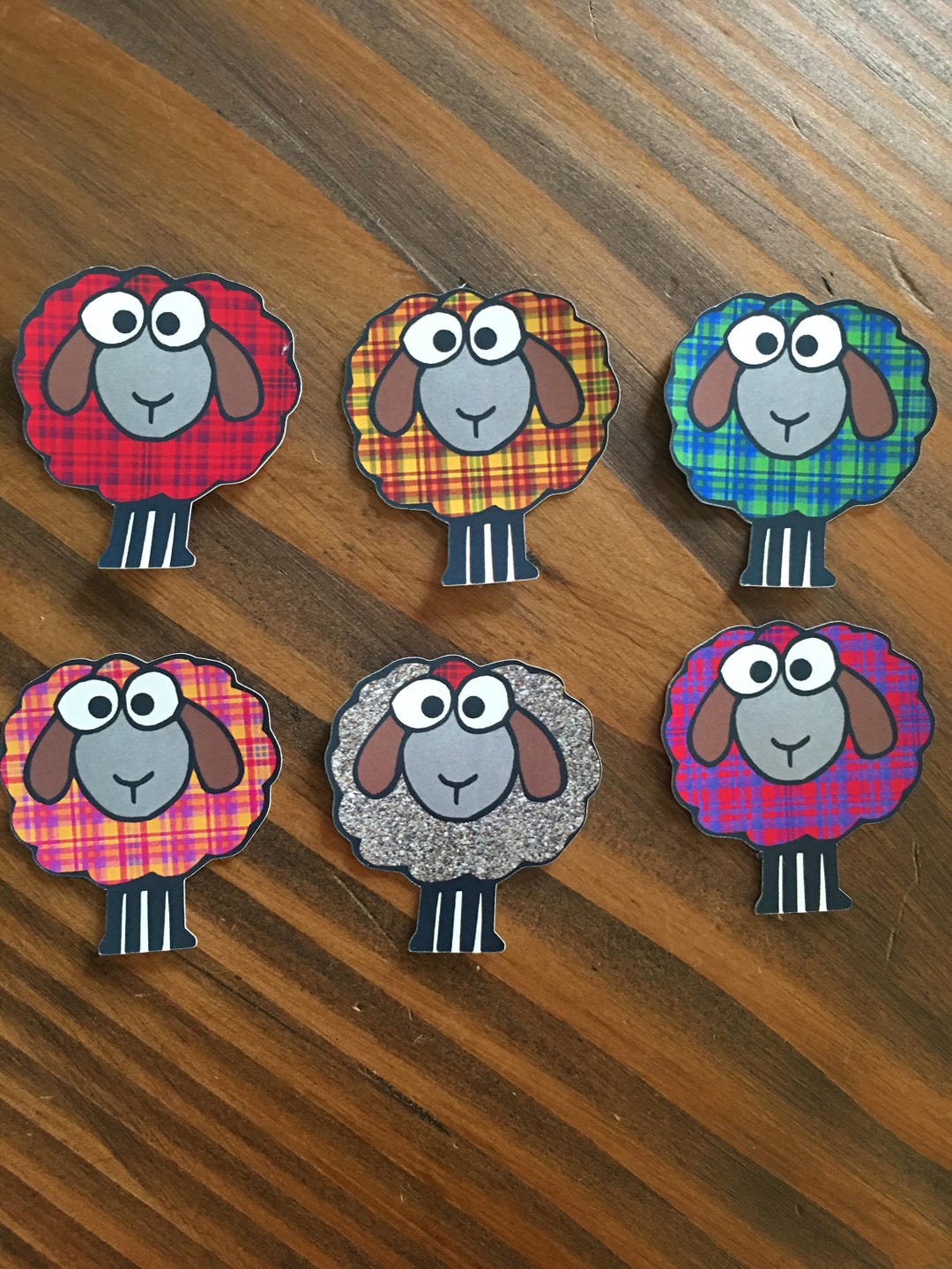 Scottish Sheep Stickers / Tartan Stickers/scotland Stickers/sheep ...
