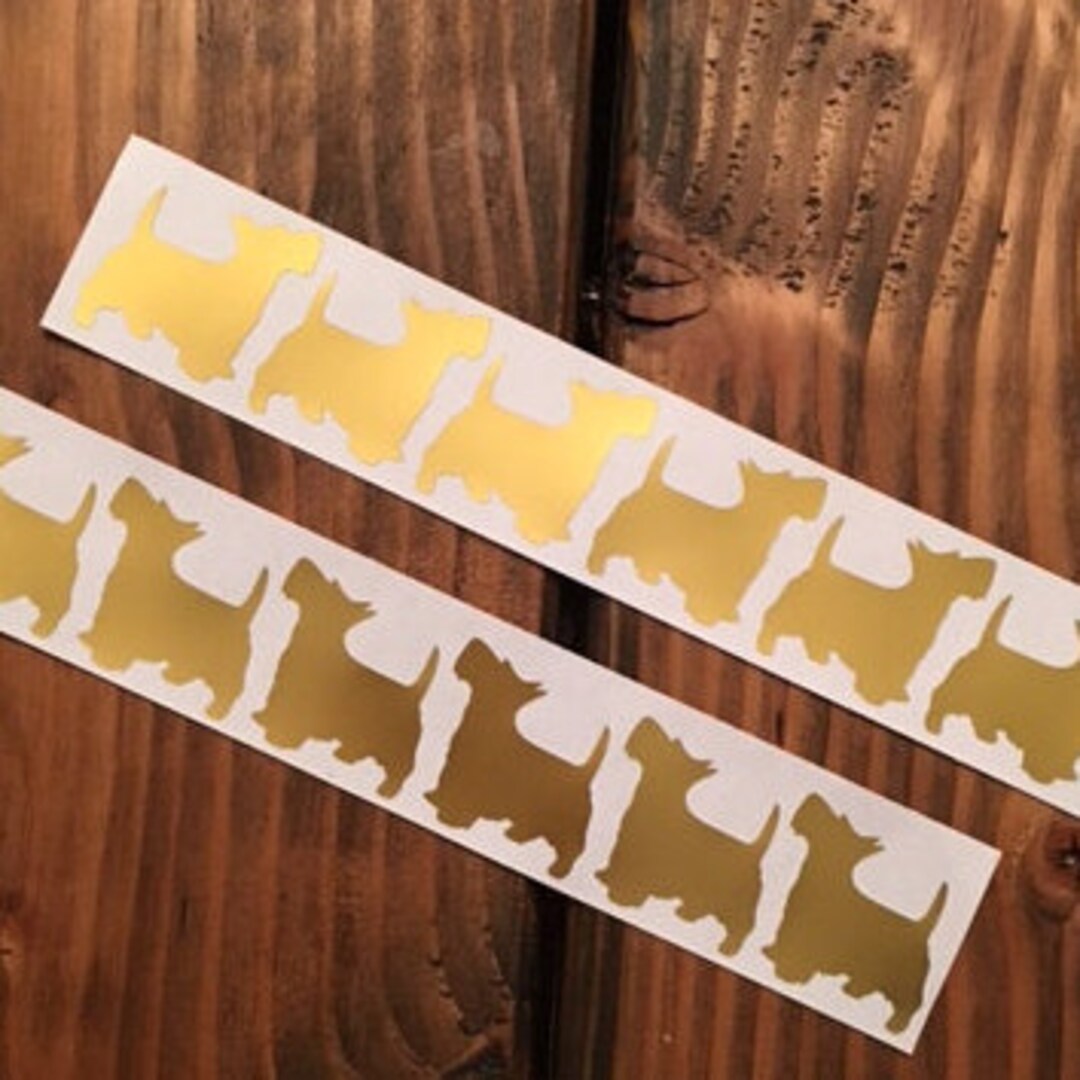 Scottish Terrier Stickers / Scottie Dog Stickers and Decals / Scottish ...