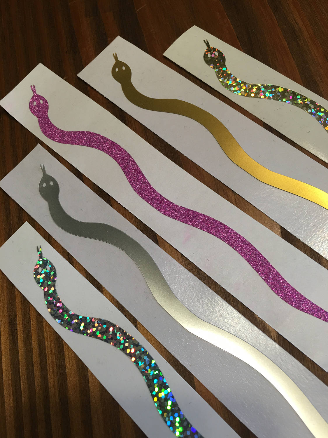 Serpent Stickers / Snake Stickers / Reptile Metallic Stickers | Etsy