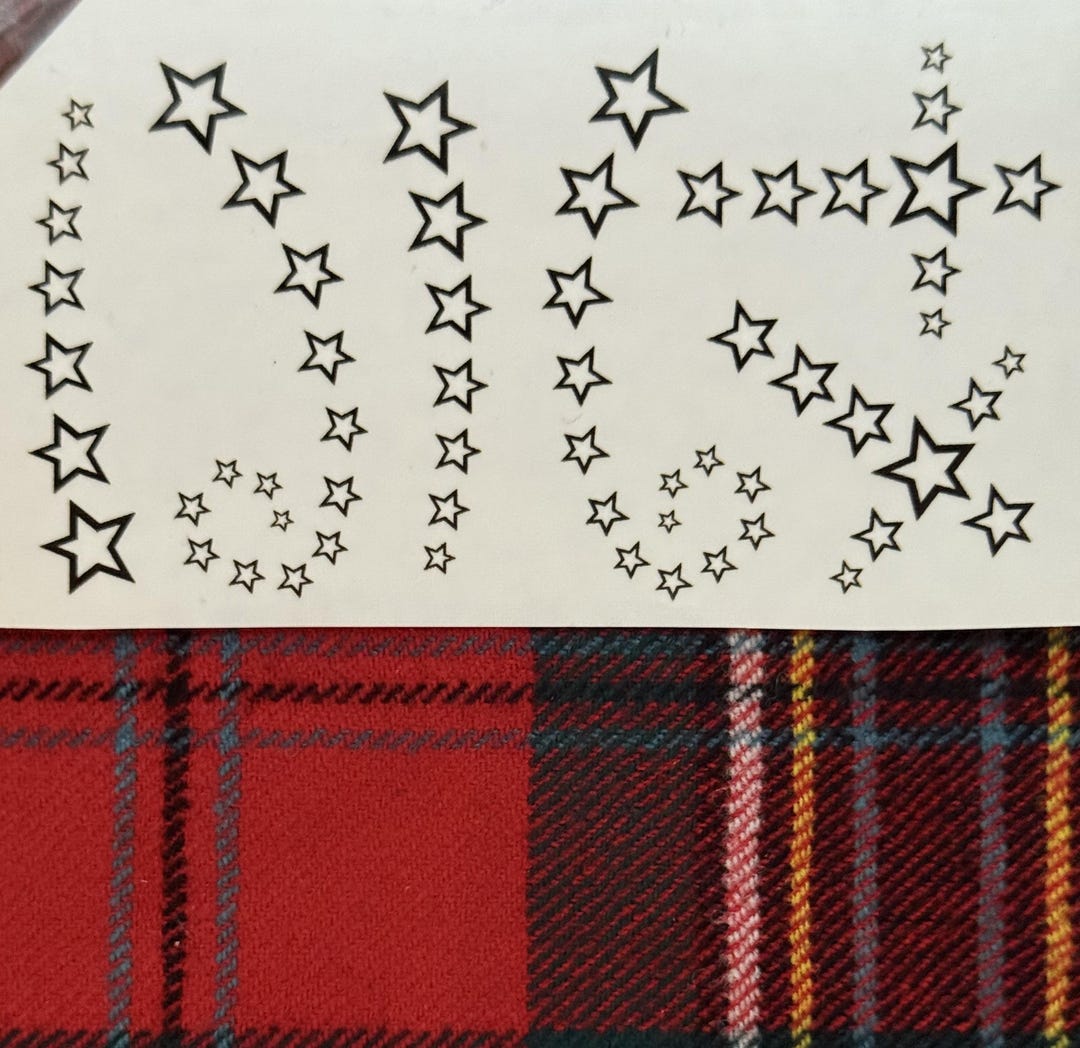 Star Temporary Tattoos, Swirling Stars, Water-resistant, Festival ...