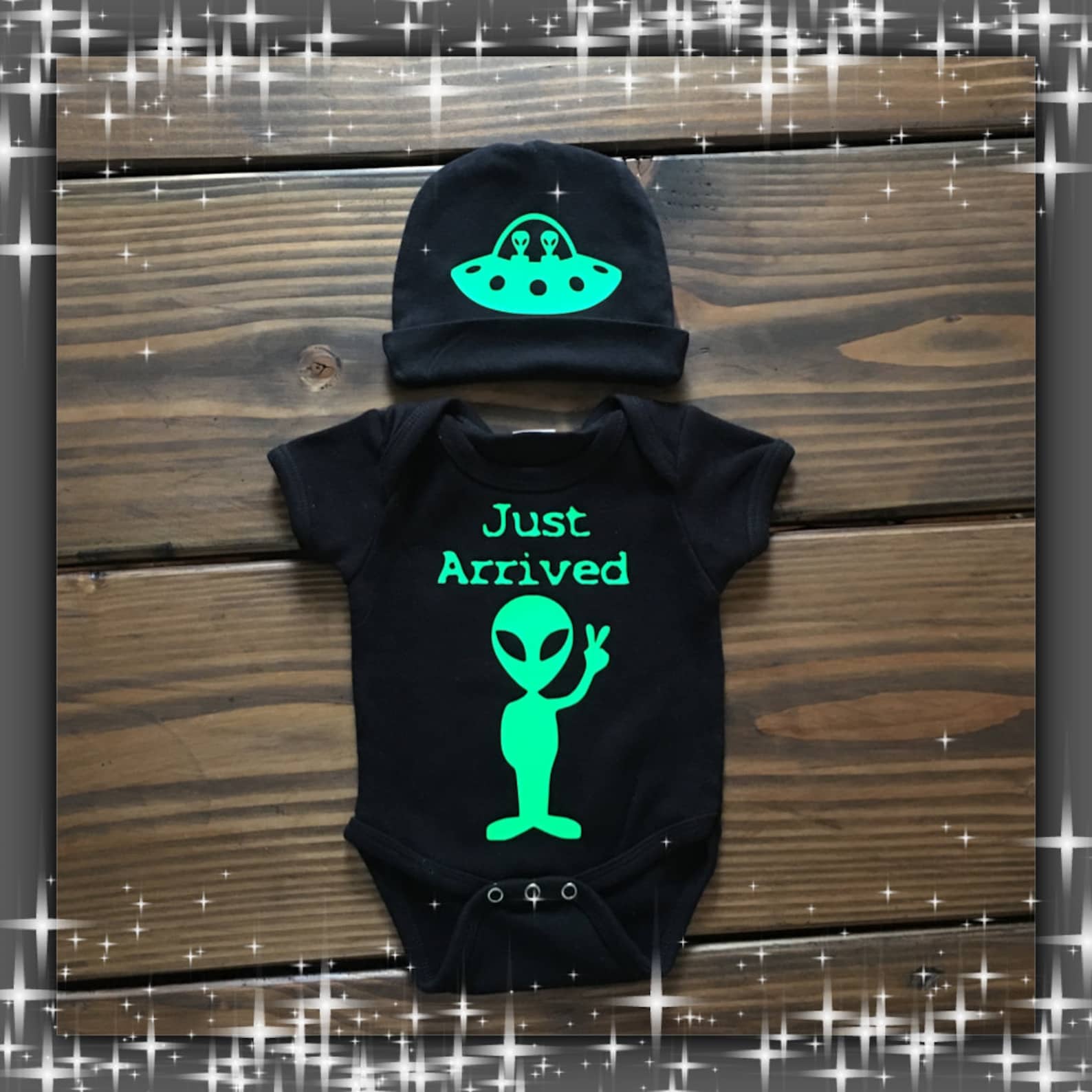 Alien ONESIE® / Roswell Alien Infant Creeper/ TWO Piece - Etsy