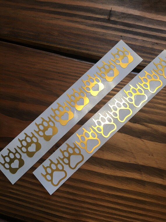 Paw Print Stickers/ Cat Paws /puppy Paw Stickers/dog Gift | Etsy