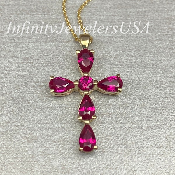 Ruby Cross - Etsy