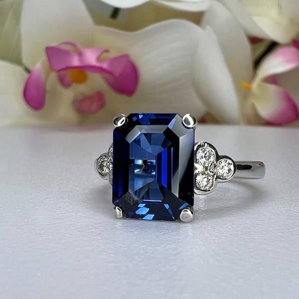 Blue Engagement Ring - Etsy