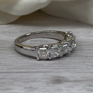 Lab Grown Diamond Wedding Band, Lab Created Diamond Stacking Band, 6 ...