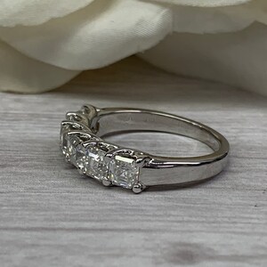 Lab Grown Diamond Wedding Band, Lab Created Diamond Stacking Band, 6 ...