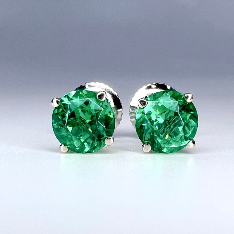 Emerald Earrings - Etsy