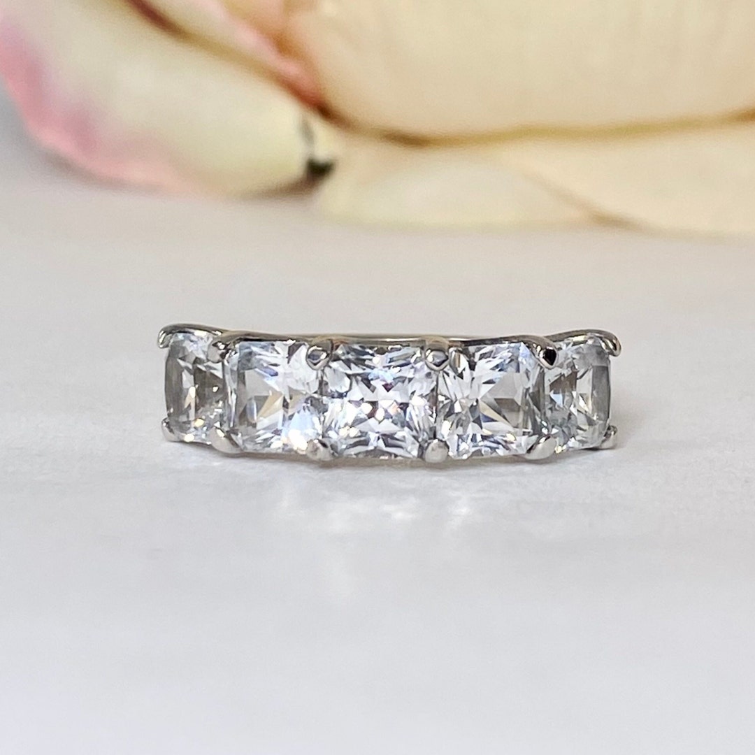 Lab Grown Diamond Wedding Band, Lab Created Diamond Stacking Band, 5 ...