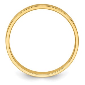 2mm Plain Gold Band 10k Solid Gold Ring, Thin Gold Band Stacking Gold ...