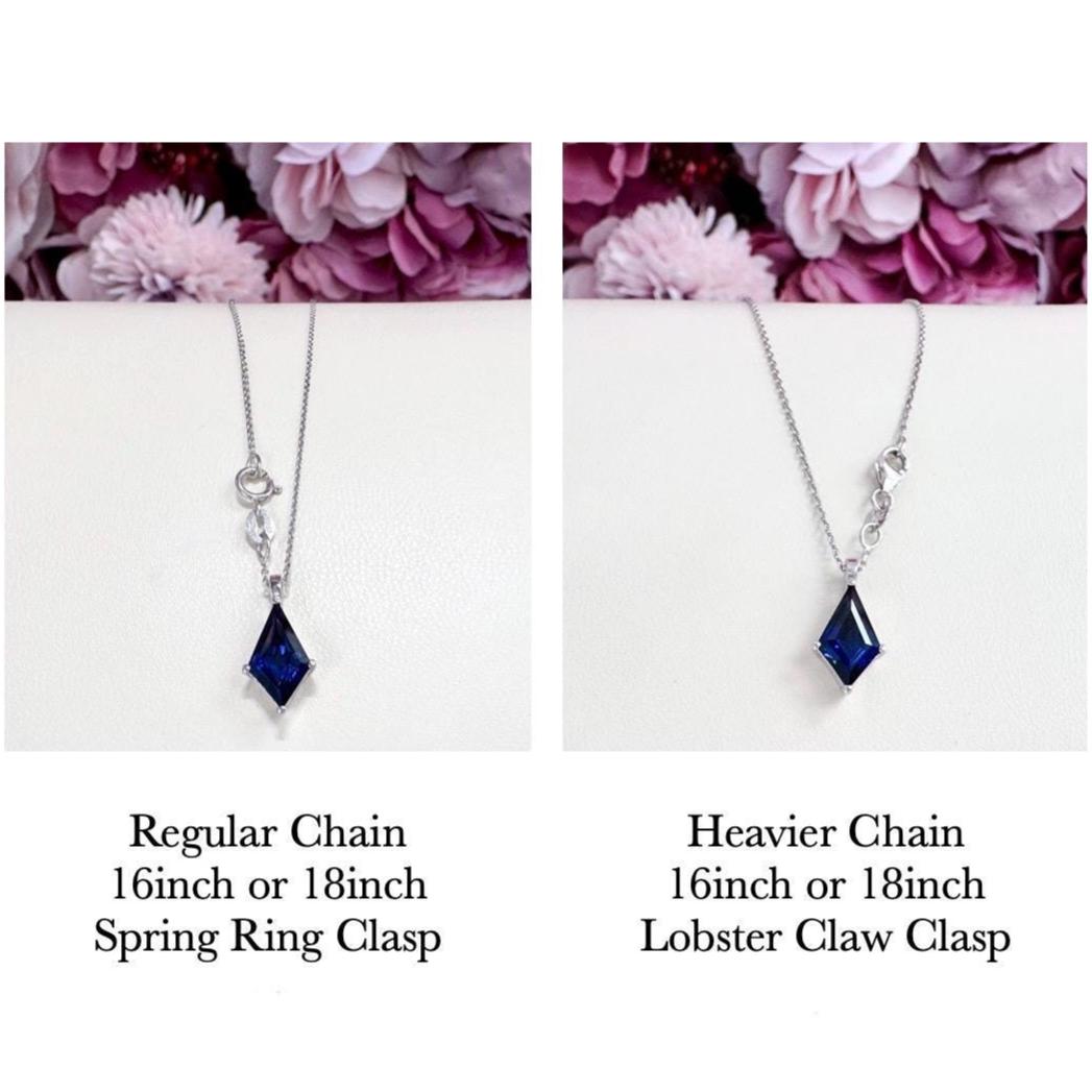 Ruby Kite Shape Pendant Necklace Solid 14K Yellow Gold, Ladies Ruby ...