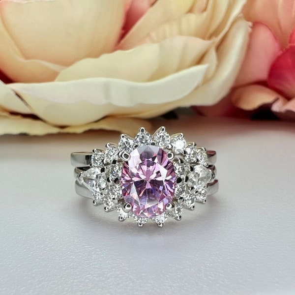 Pink Moissanite - Etsy