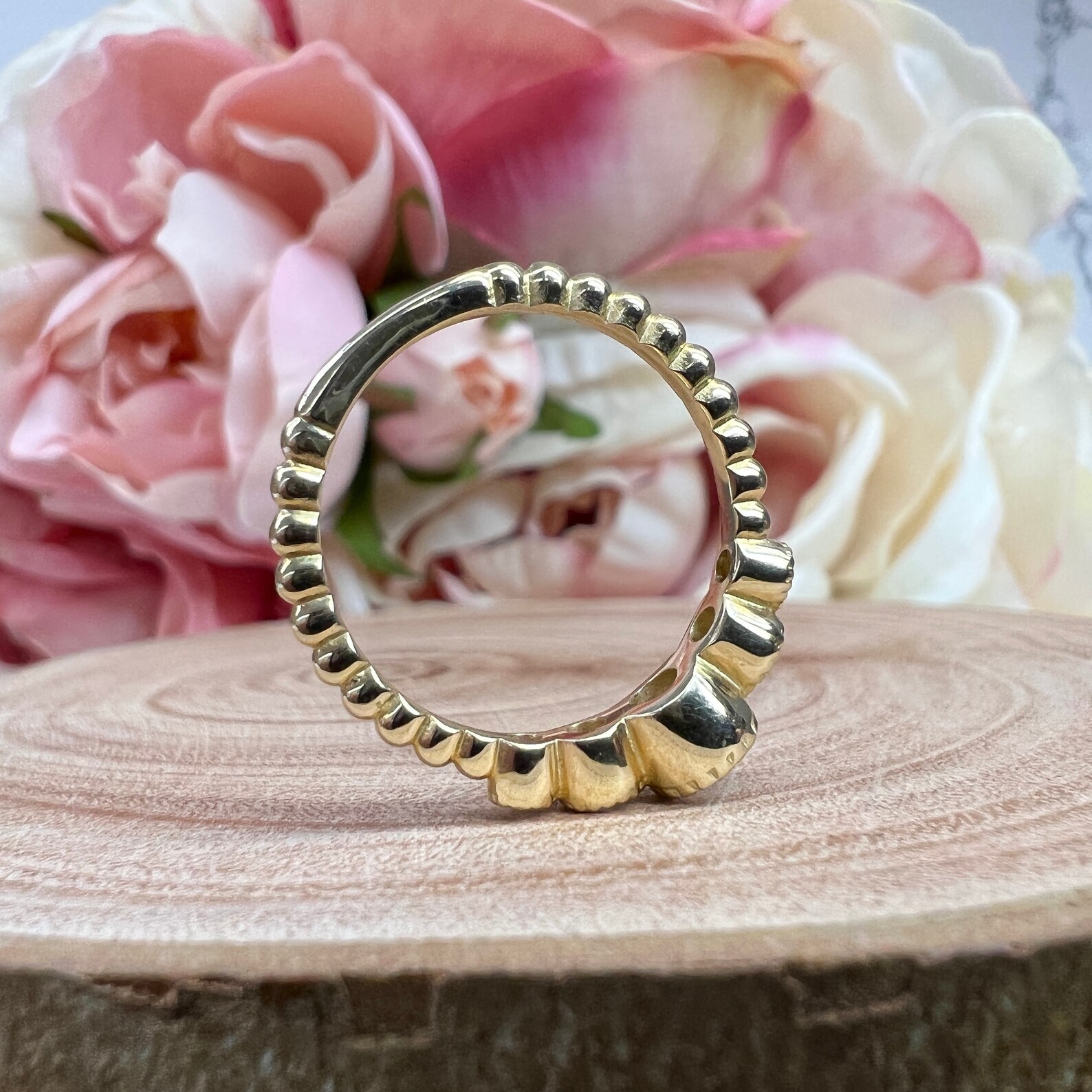 Stackable Diamond Ring 14K Stackable Diamond Wedding Ring - Etsy