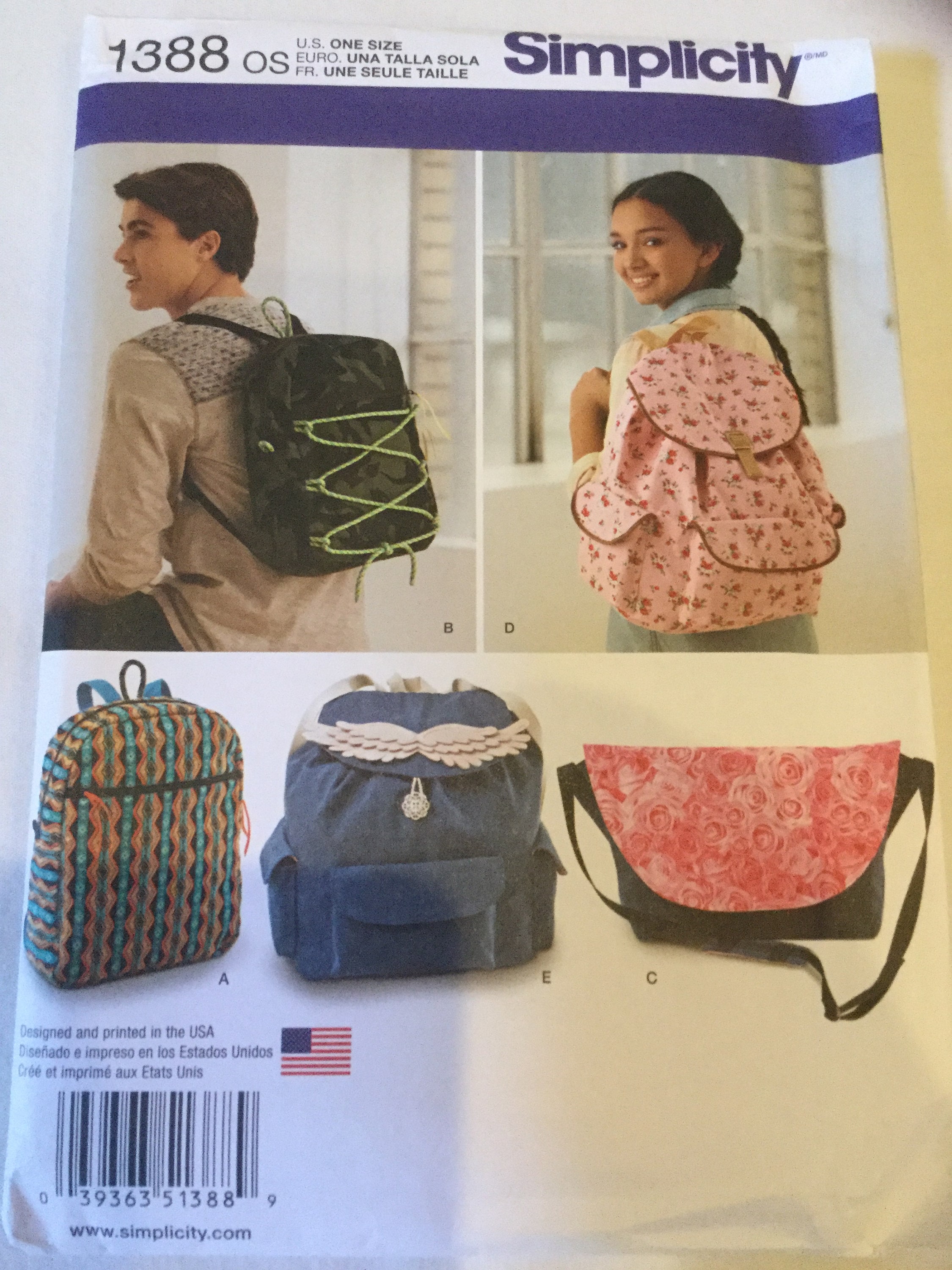 Simplicity Bags & Purses Sewing Patterns 1388 2274 8028 | Etsy