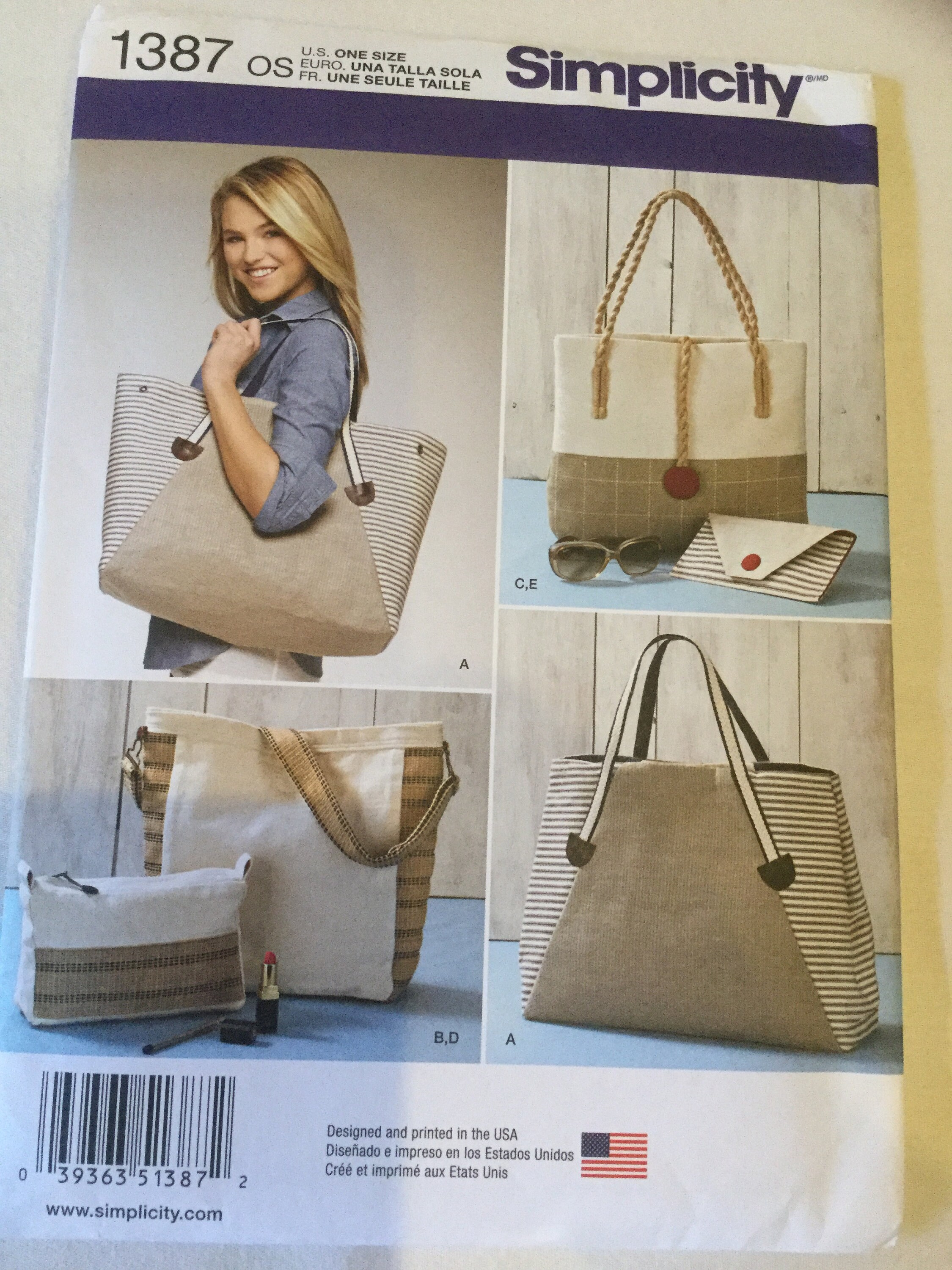 Simplicity Bags & Purses Sewing Patterns 1388 2274 8028 | Etsy