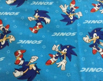 Sonic the Hedgehog Fabric Fat Quarters and by the 1/2 Yard - Etsy