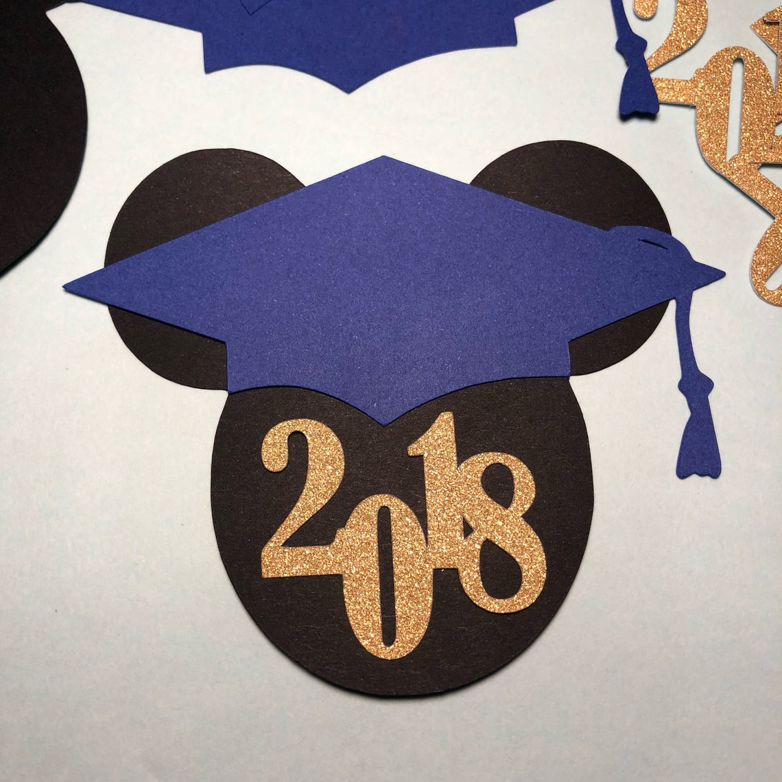 Graduation Mickey Mouse/minnie Mouse Cut-outs 3 Inches set of | Etsy