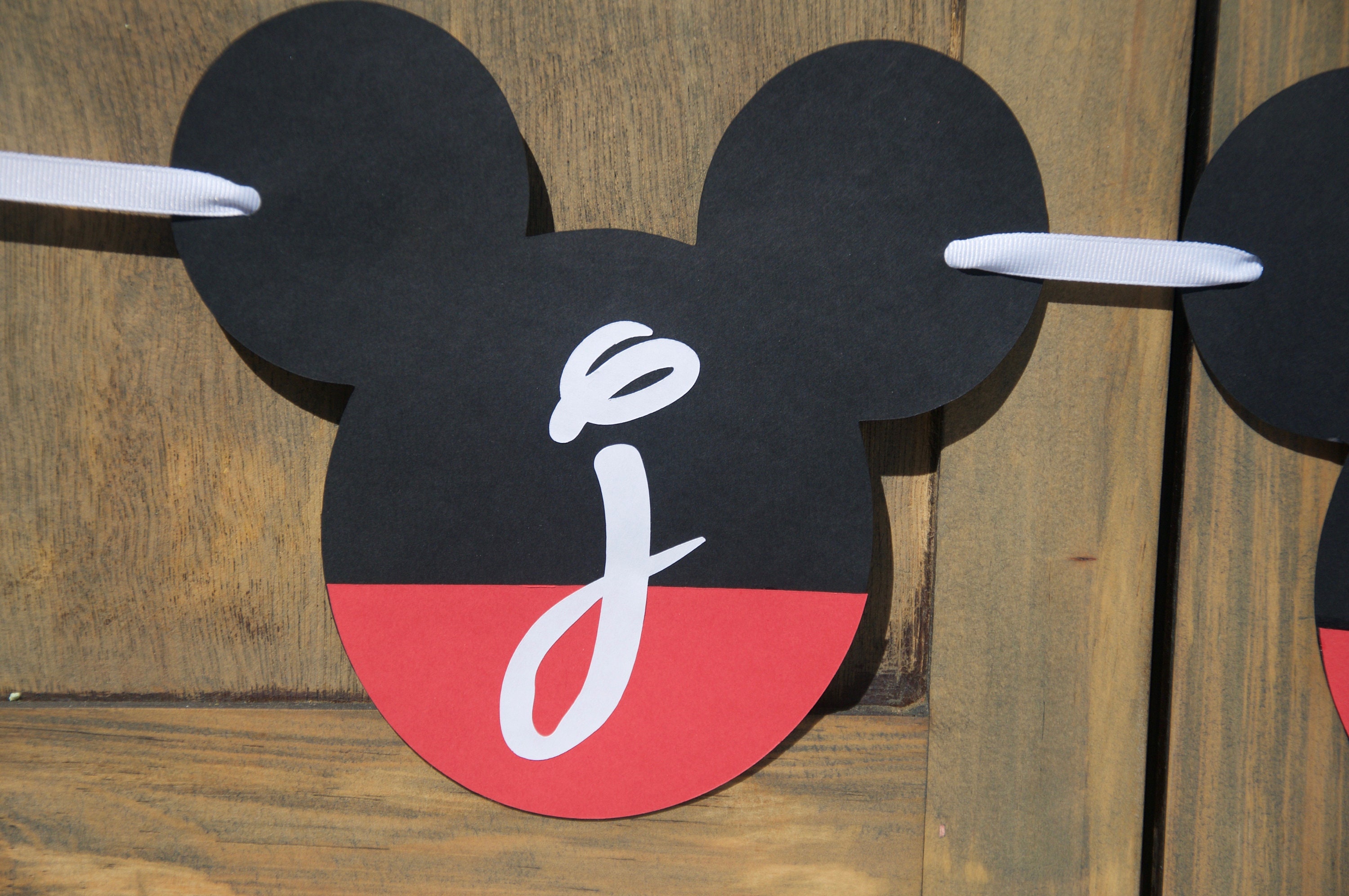 Mickey Mouse Banner, Disney Banner, Bunting, Mickey Mouse Birthday ...