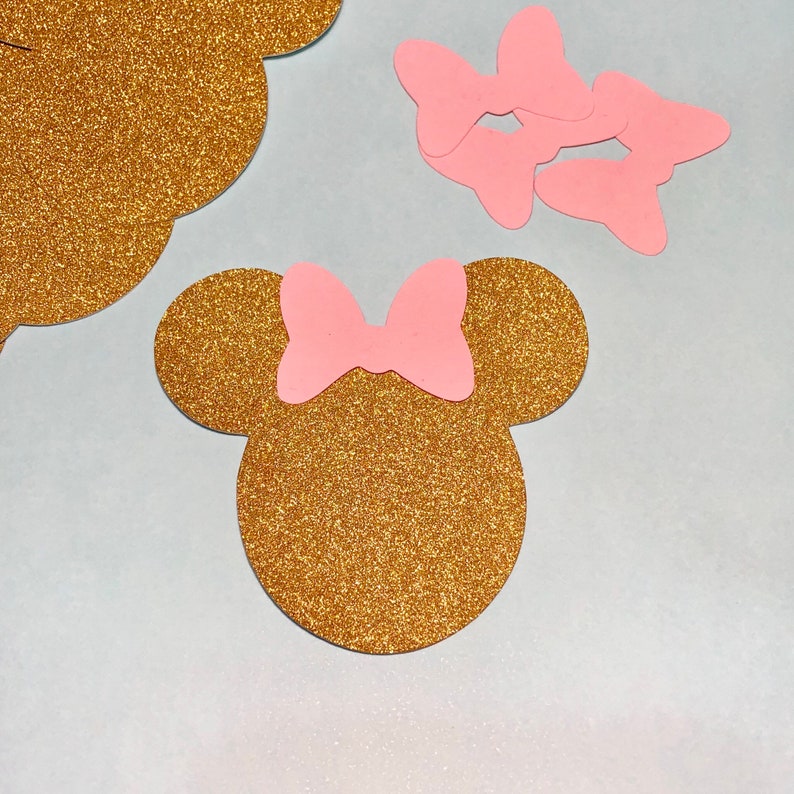 Minnie Mouse Paper Cut-outs 3 Inches set of 20 - Etsy