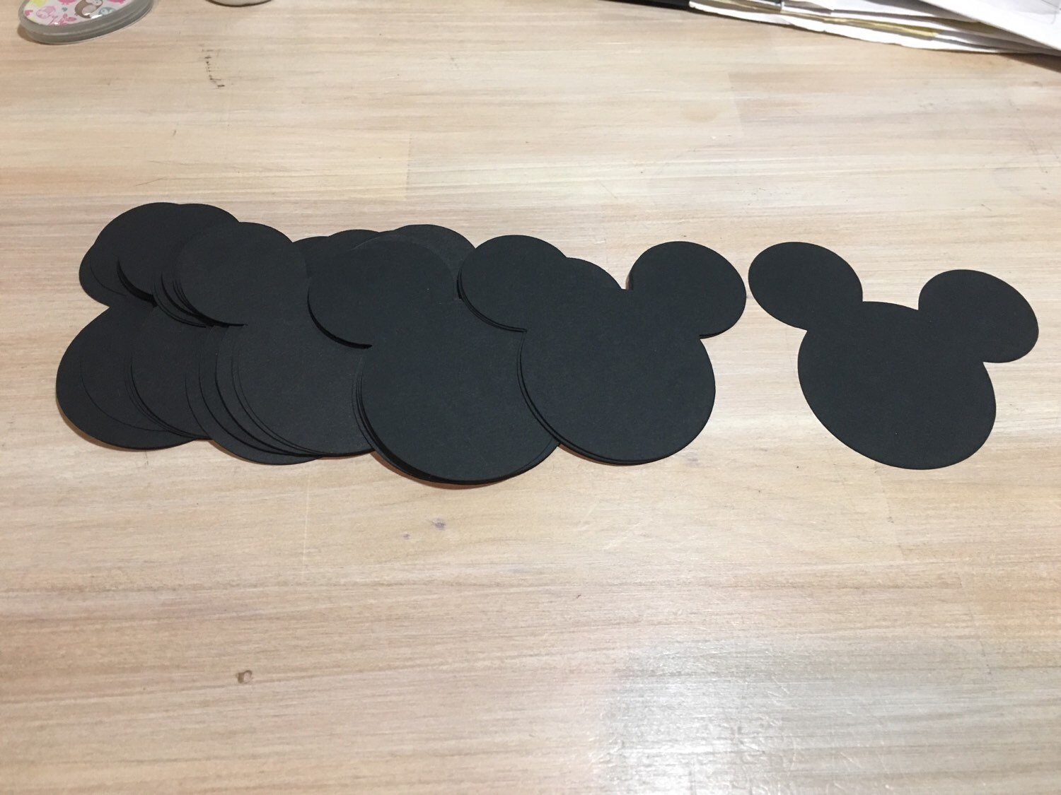 Mickey Mouse Cut-outs 3 Inches set of 20 | Etsy