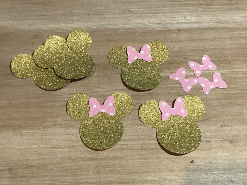 Minnie Mouse Paper Cut-outs 2 Inches Set of 20 - Etsy