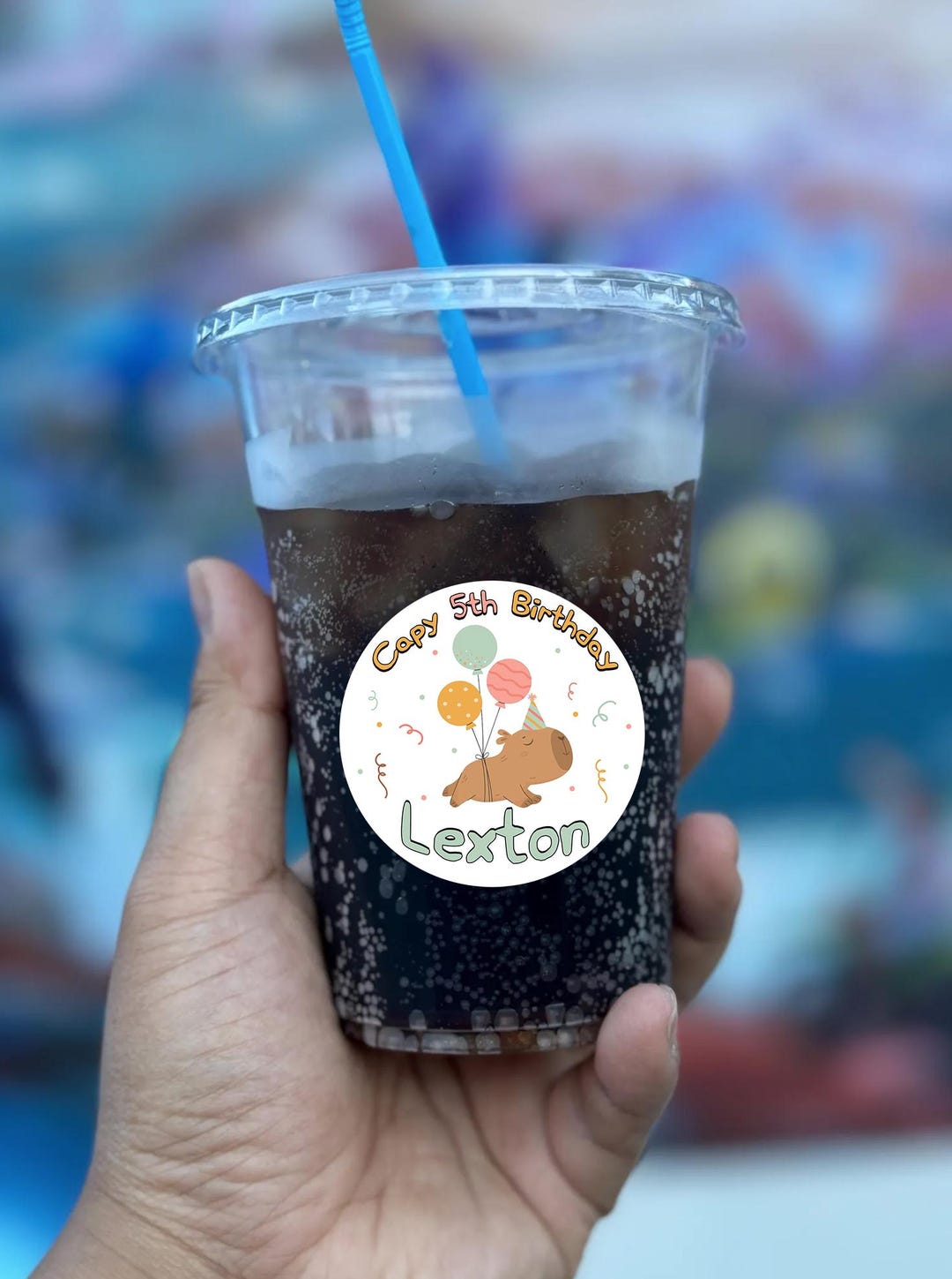 Capybara Custom Personalized Waterproof/water Resistant Stickers, (set ...