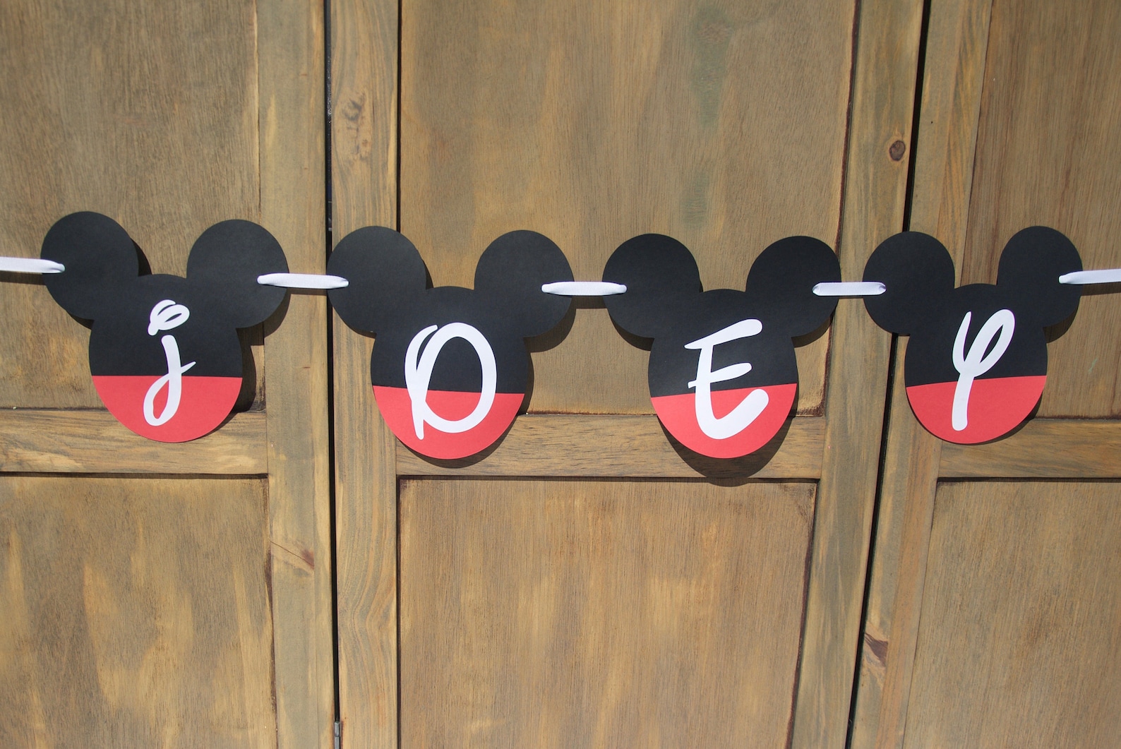 Mickey Mouse Banner Disney Banner Bunting Mickey Mouse - Etsy