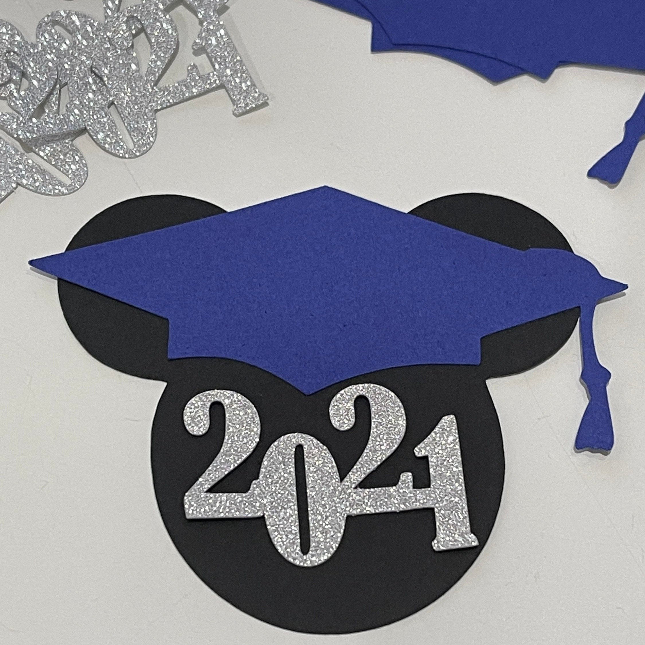 Graduation Mickey Mouse/minnie Mouse Cut-outs 3 Inches set of - Etsy