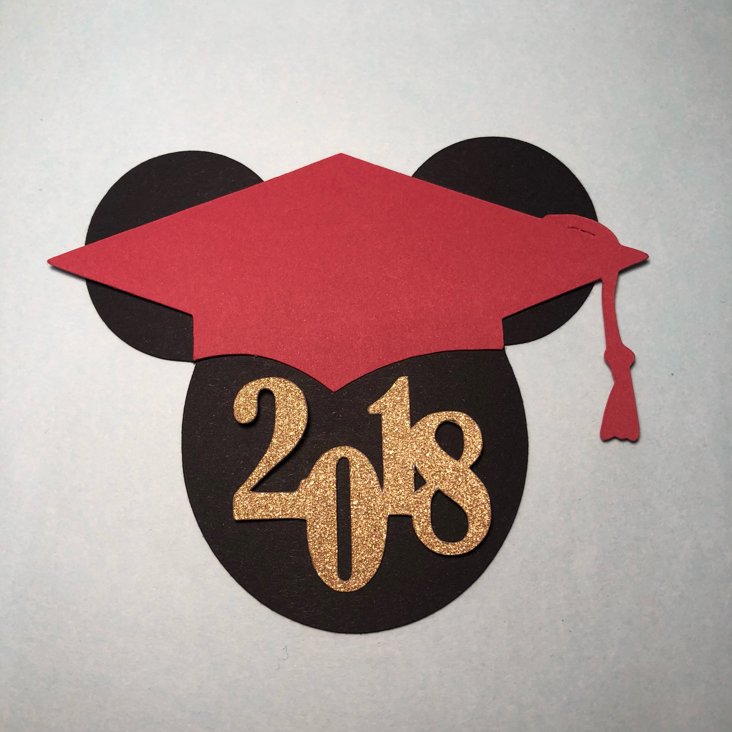 Graduation Mickey Mouse/minnie Mouse Cut-outs 3 Inches set of | Etsy