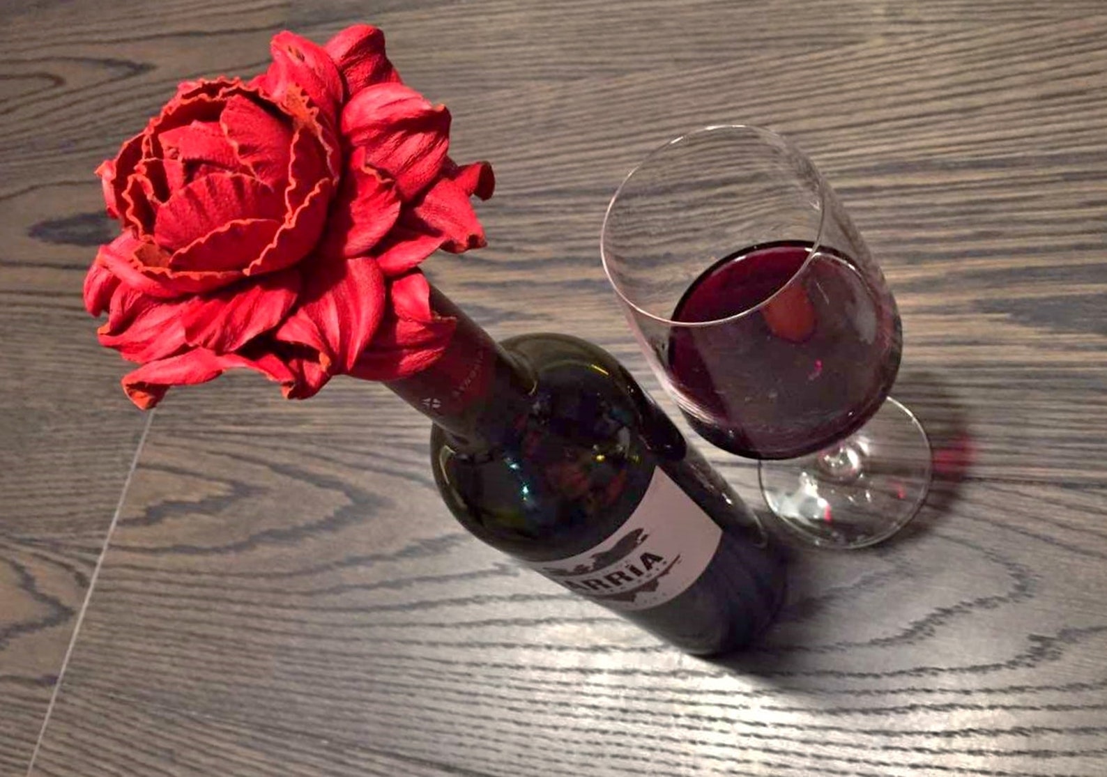 Flower Wine Bottle Stopper REAL Leather Rose Best Gift Ever | Etsy