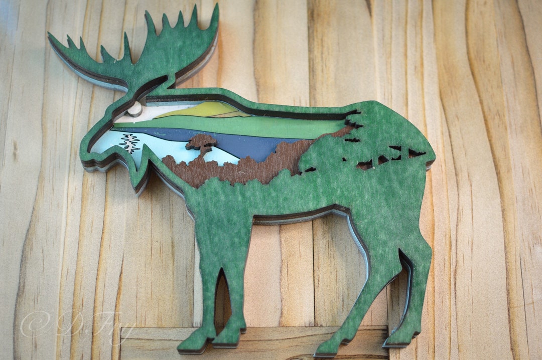 Moose Craft Kit - Etsy