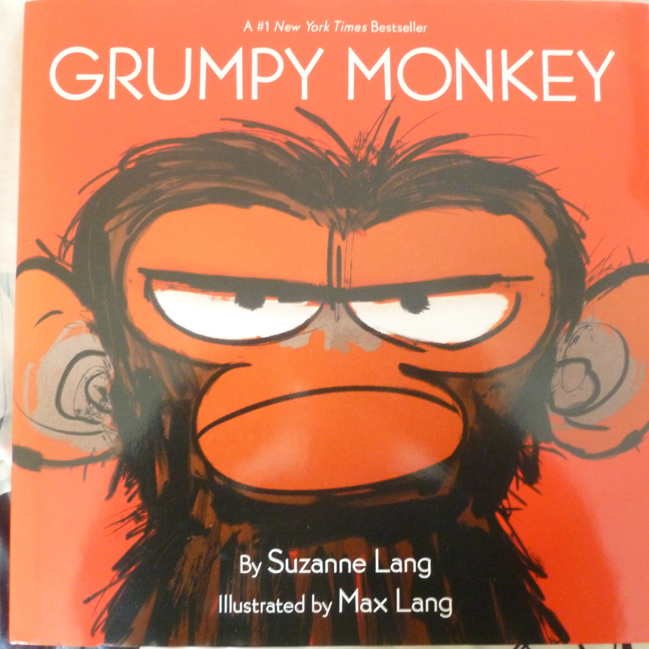 Grumpy Monkey Hardcover Picture Book NY Times Best Seller | Etsy