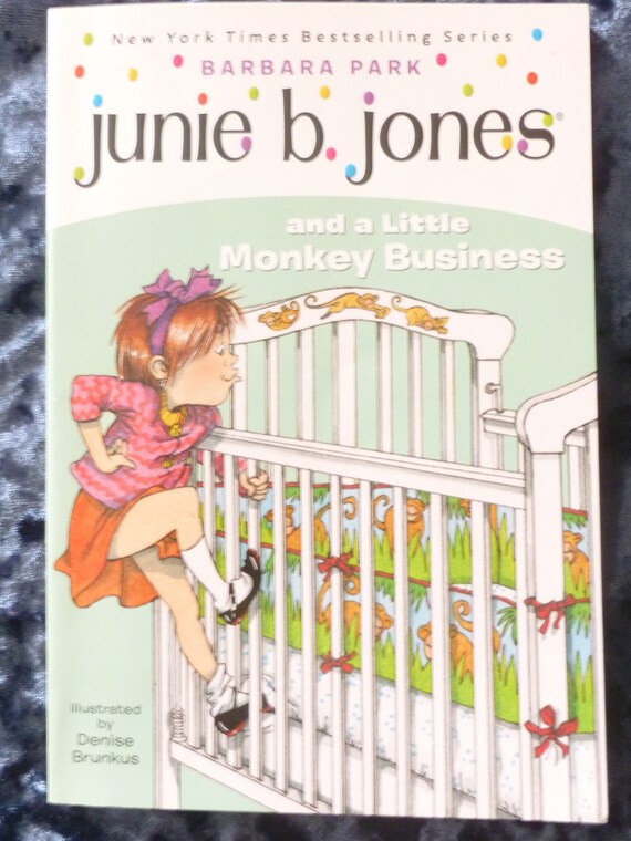 Junie B. Jones And a Little Monkey Business paperback | Etsy