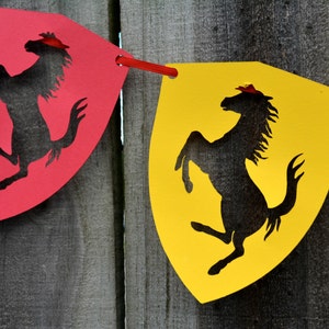 Ferrari Banner, Ferrari Laser Cut Banner, Ferrari Birthday Banner ...