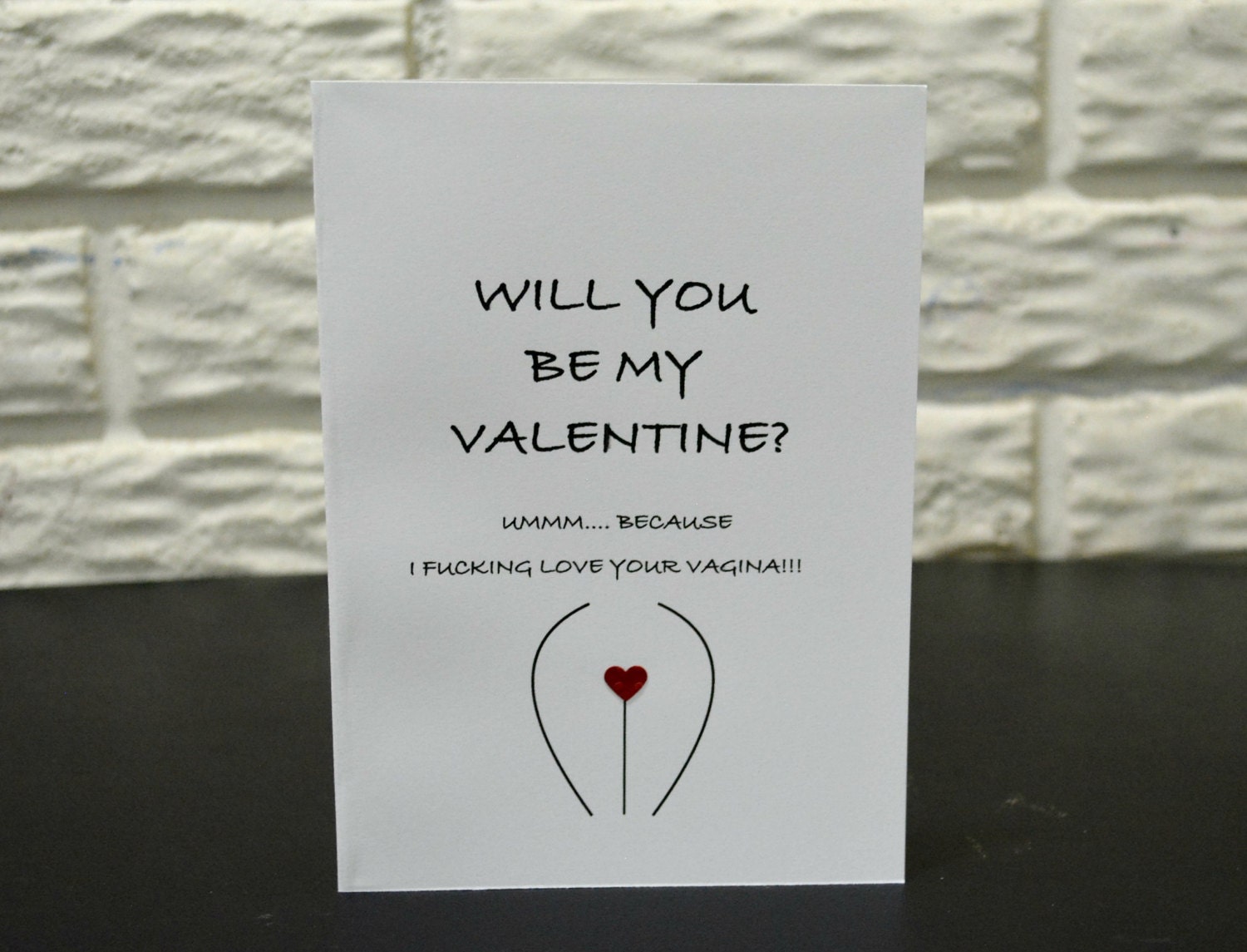 Funny Valentines Day Card Valentines Day Card Funny Vagina Etsy