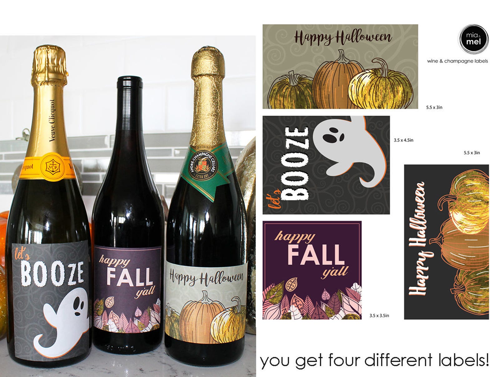 Halloween Wine Labels Halloween Printable Labels Halloween Printable ...