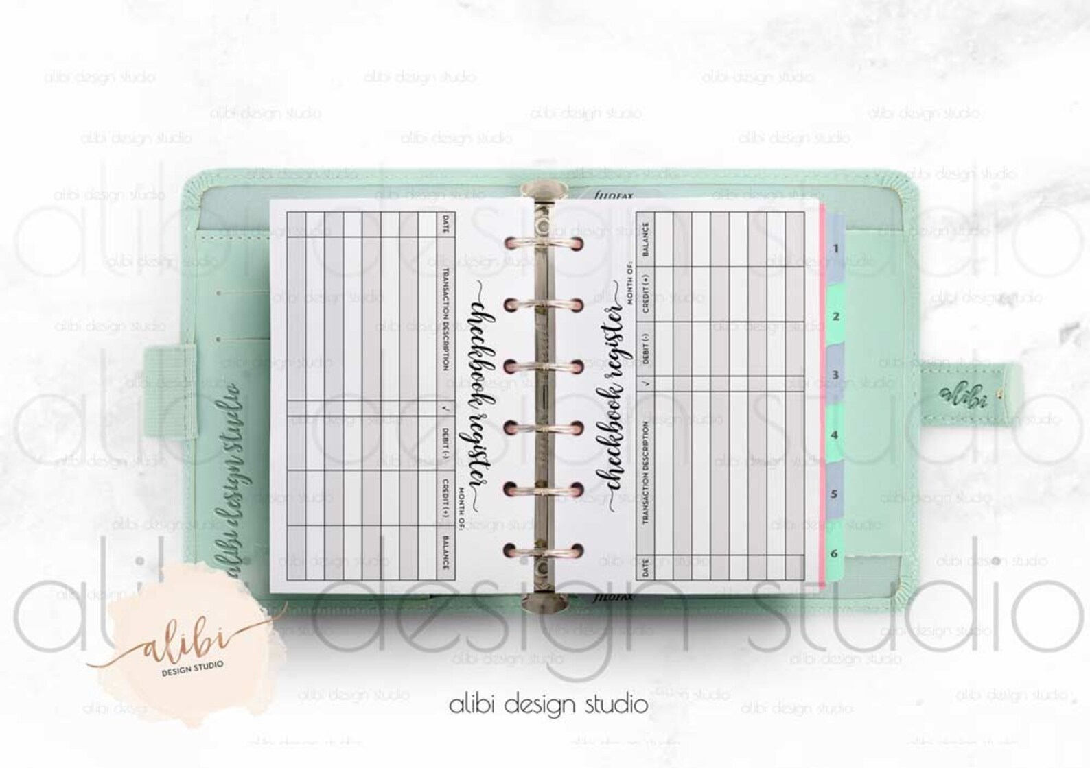 Pocket Checkbook Register Finance Planner Budget Planner | Etsy