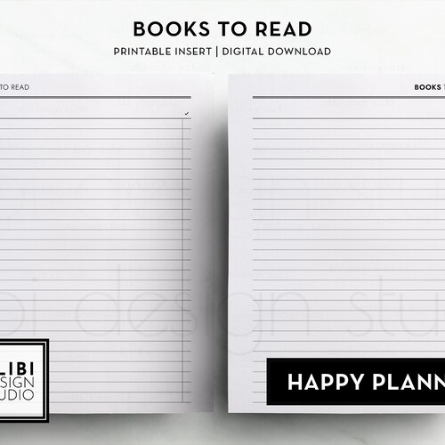 Happy Planner Classic PURCHASE TRACKER Printable Insert - Etsy
