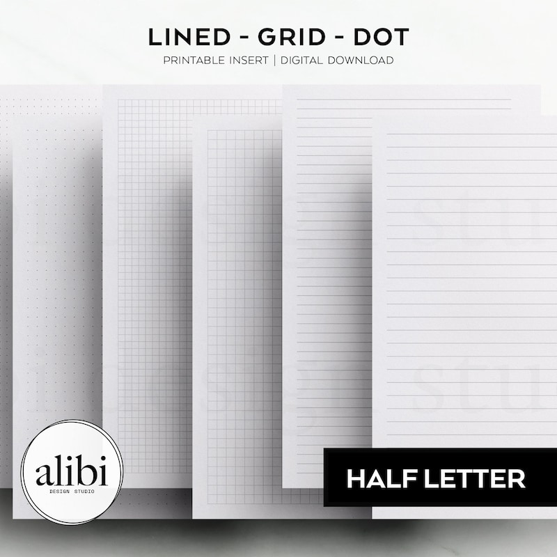 Printable Letter Size Dot Grid - Etsy